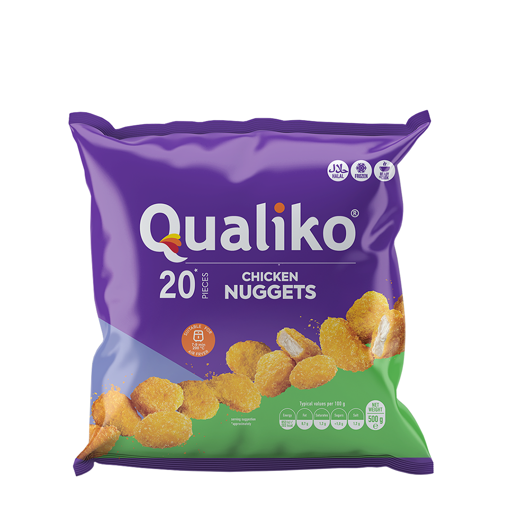 Nuggets - Qualiko. Frozen chicken meat