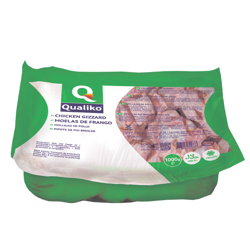 Chicken Gizzard - Qualiko. Frozen chicken meat